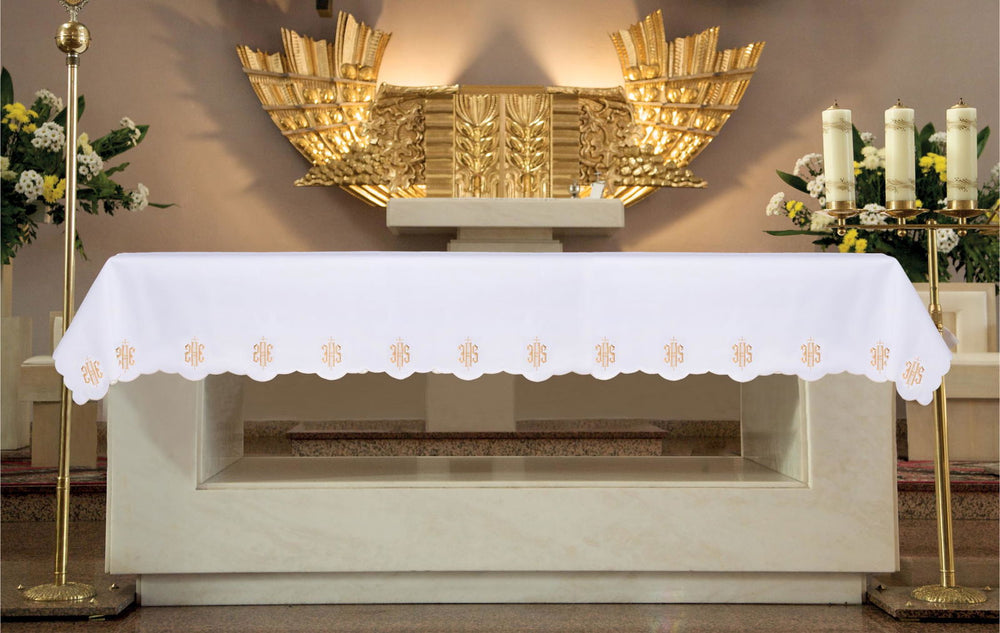 Altar Tablecloth IHS Embroidery