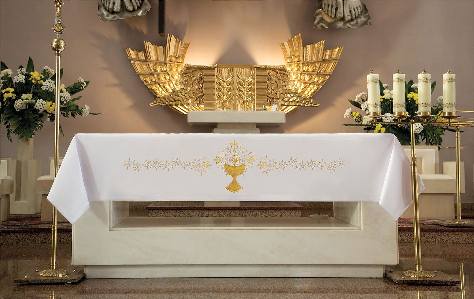 Altar Tablecloth Eucharistic Embroidery