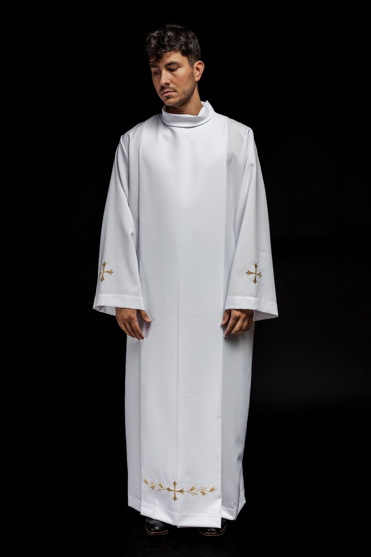 Embroidered Cleric Alb - Collar
