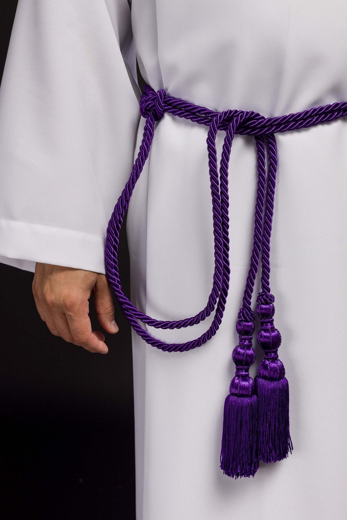Purple liturgical cincture