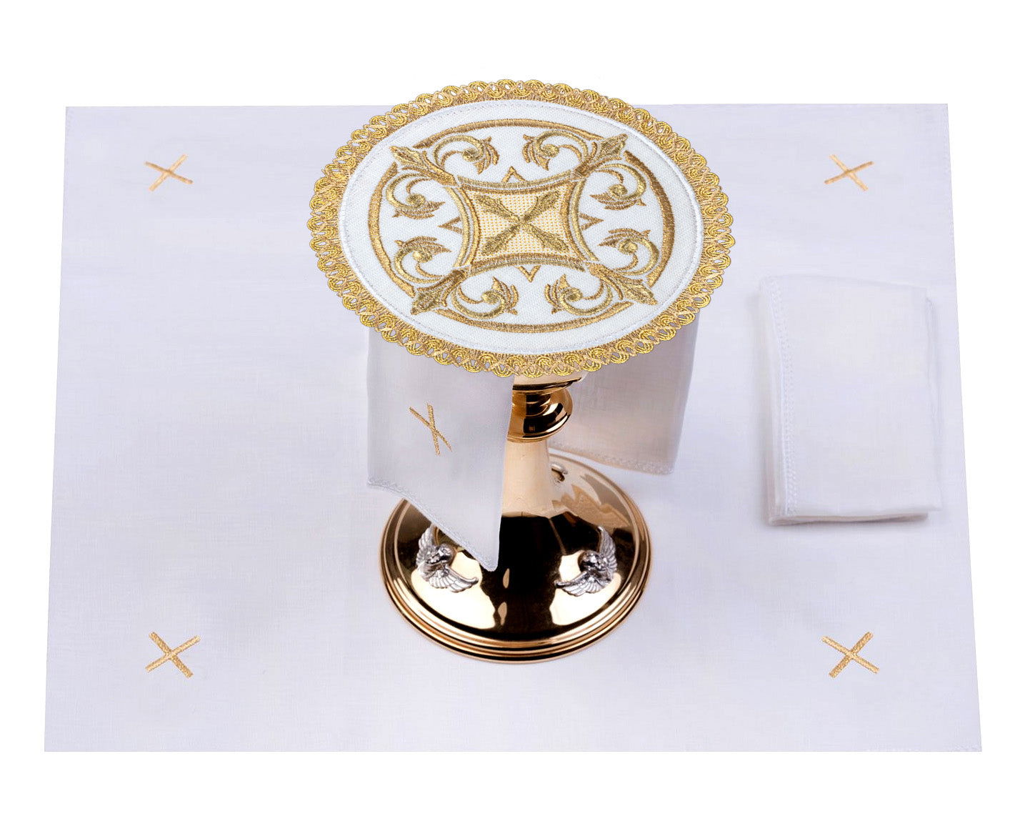 Altar Linens Cross Set